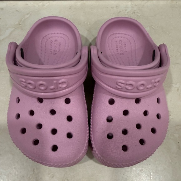 CROCS | Shoes | Crocs Kids Sandals Light Purple | Poshmark